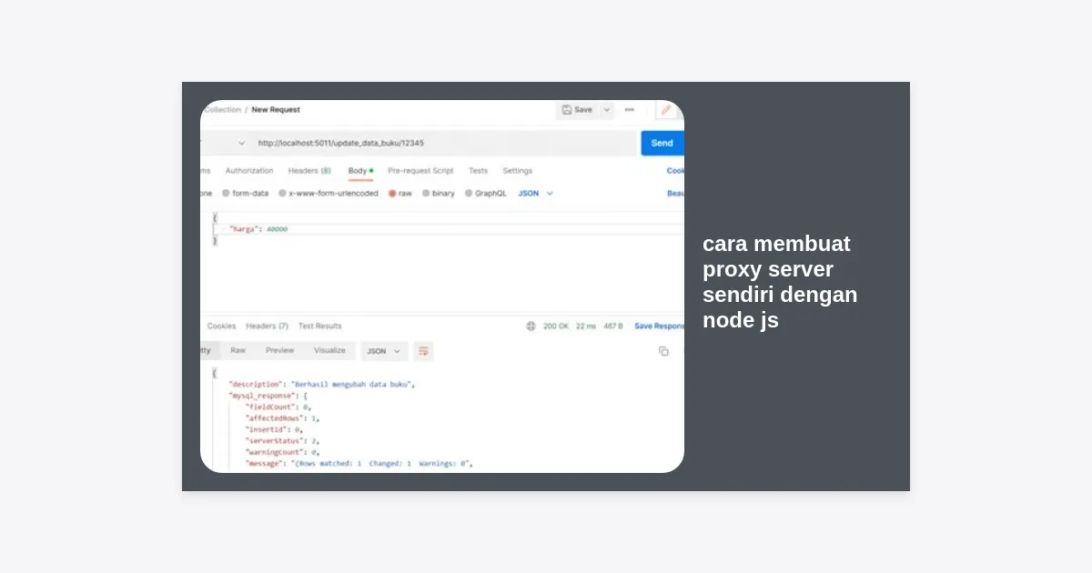Cara Membuat Proxy Server Sendiri dengan Node.js: Panduan Lengkap ...